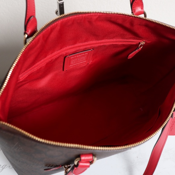 Coach | Bags | Nwt Coach F7969 Gallery Tote In Signature Canvas | Poshmark